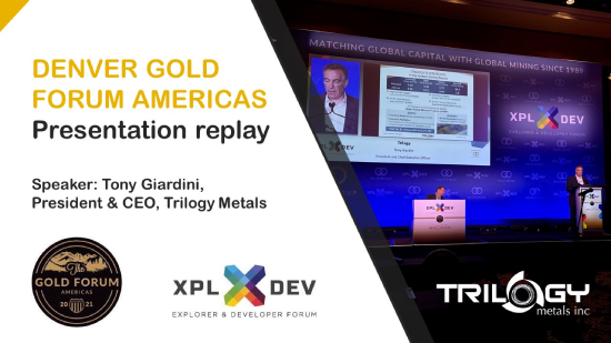 Trilogy Metals Inc. | Denver Gold Forum Americas: Trilogy Metals ... Trilogy Metals Inc. | Denver Gold Forum Americas: Trilogy Metals ...
